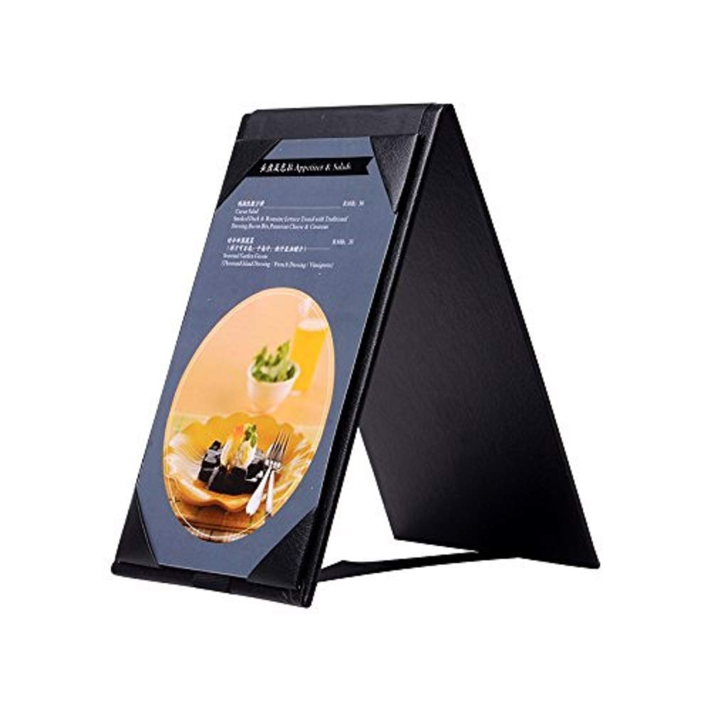 Rudra Exports Leather Menu Sign Display Stand for cafes Bars or Restau